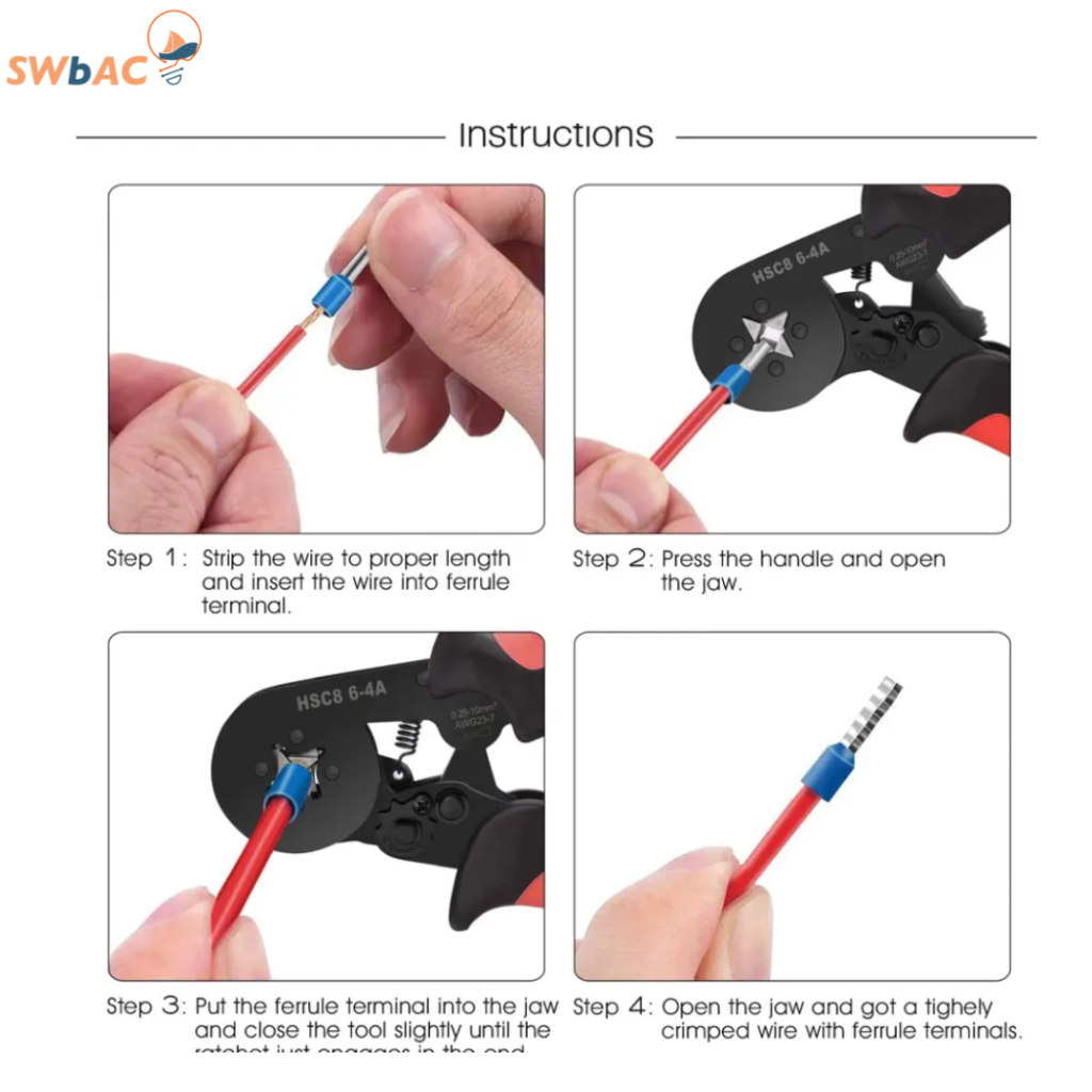 Ferrule Crimping Tool Kit with 1800PCS Ferrules Insulated Wire ...